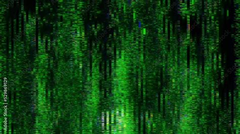 Vidéo Stock Green Algorithm Binary Code Technology Background Moving On