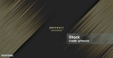 스트라이프 무늬 골드 럭셔리 칼라 골드 글리터 스트라이프 배경 추상 적인 골드 라인 텍스처 패턴 벡터 그림 검은색에 대한 스톡