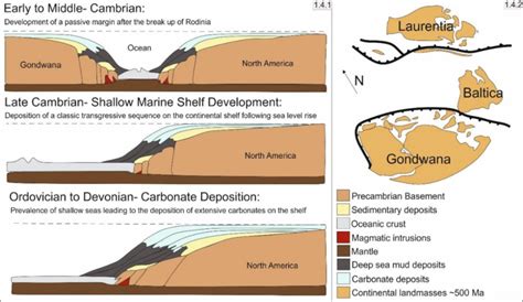 51 Evolution Of The Passive Margin Setting Defining The Tectonic