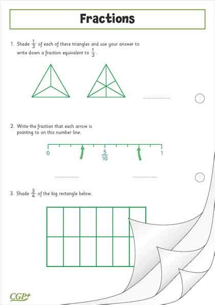 Year 3 Maths Fractions — Baseline Assessment Year 3 Cgp Plus