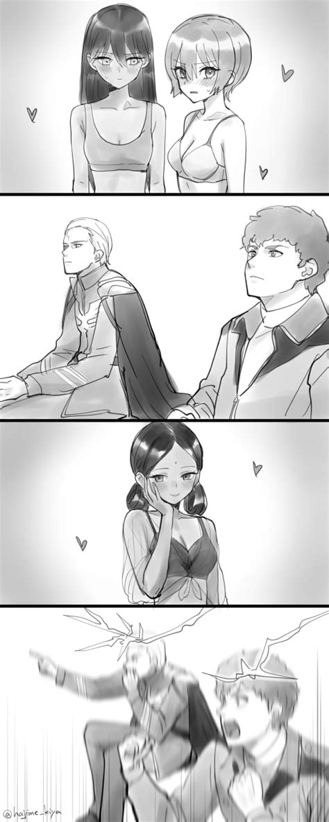 Amate Yuzuriha Char Aznable Nyaan Amuro Ray And Lalah Sune Gundam And 2 More Drawn By Kiya