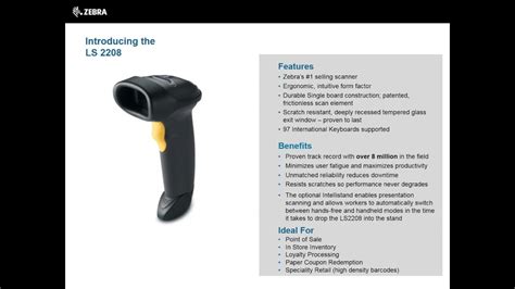 Zebra Barcode Scanner Inventory Various Design