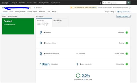Sonar Reports Are Not Getting Published For All Branches On Sonar Server Sonarqube Server
