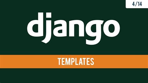 Django 21 Rendering Html Files Using Templates 414 Youtube
