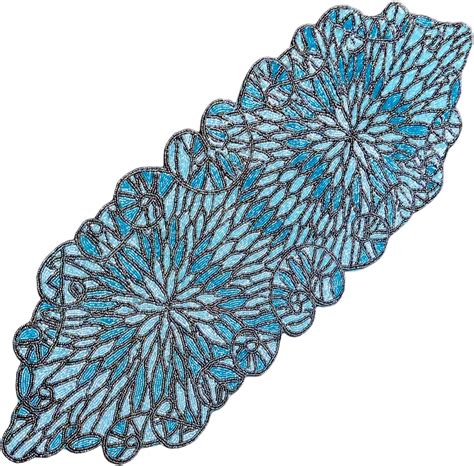 Beaded Table Runner 36inch Glitz Table Runner Decorative