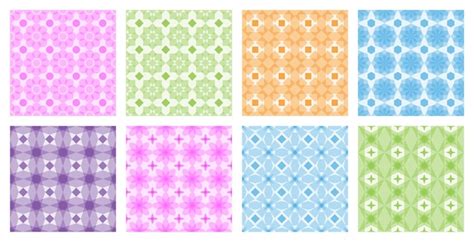 Premium Vector Colorful Intersecting Shapes Patterns