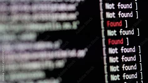 Computer Code Check And Scan For Possible Computer Threats And Cybercrime Network And File