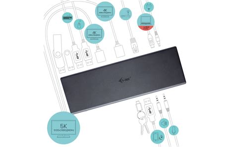 Docking Station Itec Usb Usb C Thunderbolt Dual Display Docking Station Power