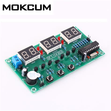 6 Bit Dc 6v 12v Led Electronic Clock Module Alarm Grandado