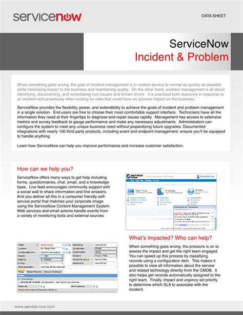 Pdf Servicenow Incident And Problem Servicenow Work … Incident