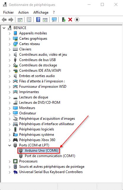 Gestionnaire De Périphériques Arduino Bentek Fr
