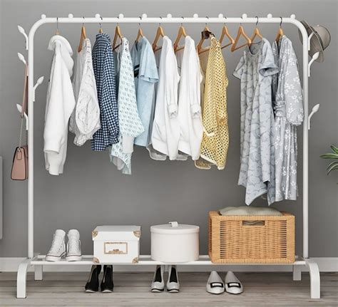 Купити Одинарна стійка для одягу білого кольору ціна 2000 ₴ Prom Ua Id 1606989959