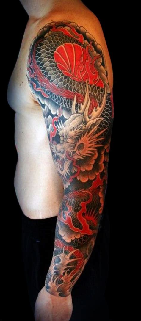 Best Japanese Dragon Arm Tattoo Images On Pinterest Arm Tattoos Tattoo Japanese And Dragon