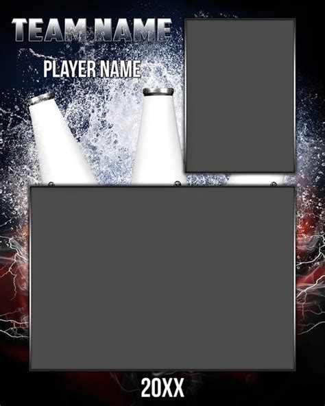 Cheerleading Memory Mate Photo Template Splash Series