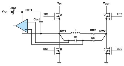 Using Dcr Current Sensing In Buck Boost Controllers Technical Articles