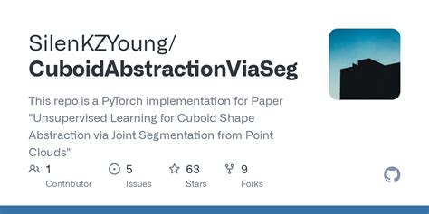 Github Silenkzyoungcuboidabstractionviaseg This Repo Is A Pytorch