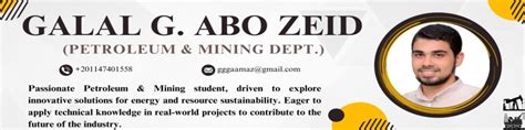 Galal G Abo Zeid On Linkedin Reservoirengineering Geology Oiland