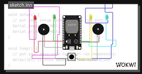 Led Dan Buzzer Wokwi Esp32 Stm32 Arduino Simulator Led Dan Buzzer Wokwi Esp32 Stm32 Arduino Simulator