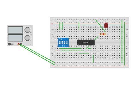 Circuit Design Or Gate Using Nor Tinkercad