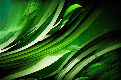 Premium Photo In The Form Of An Abstract Green Backdrop