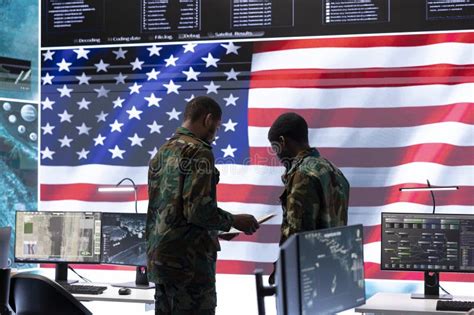 Military Personnel In High Tech Environment Safeguard Classified