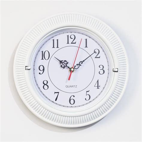 Часы настенные серия Классика Шейн дискретный ход D 26 см 1 АА купить по низкой цене в