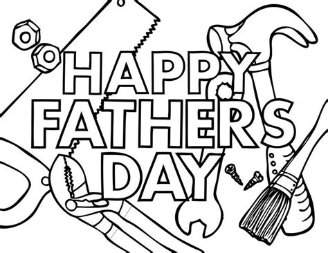 Happy Fathers Day Christian Coloring Pages Coloring Pages