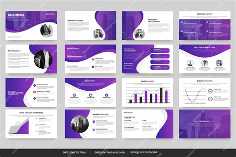 Premium Vector Vector Business Powerpoint Presentation Slides