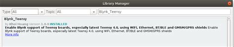 Blynkteensy Library To Support Teensy 40 Hardware And Blynk Libraries Blynk Community