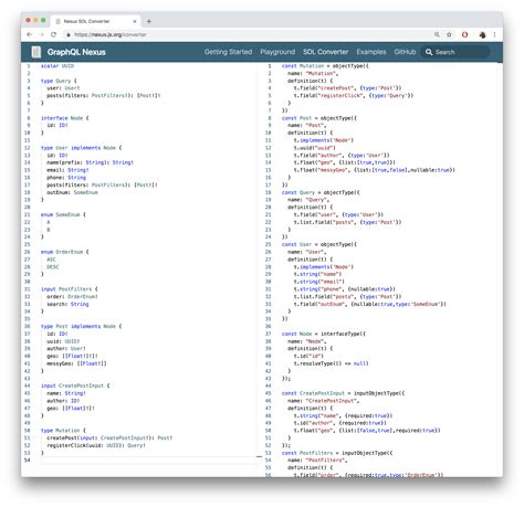 GraphQL Nexus Code First GraphQL Server Development Prisma