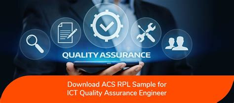 Acs Rpl Report Sample For Ict Quality Assurance Engineer Acsrplaustralia