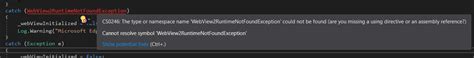 Webview Runtimenotfoundexception Removed Issue Microsoftedge Webview Feedback Github