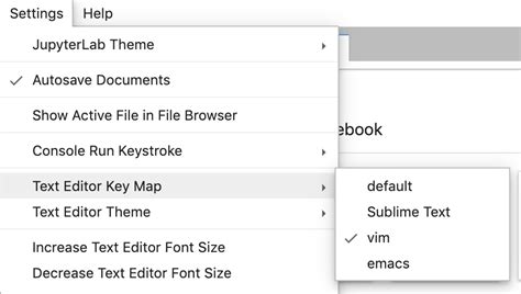 Vim Mode In Notebook · Issue 8592 · Jupyterlabjupyterlab · Github