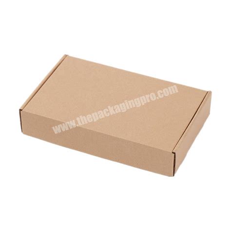 Eco Friendly Brown Custom Corrugated Paper Cardboard Collapsable Foldable Shoe Box Clothing