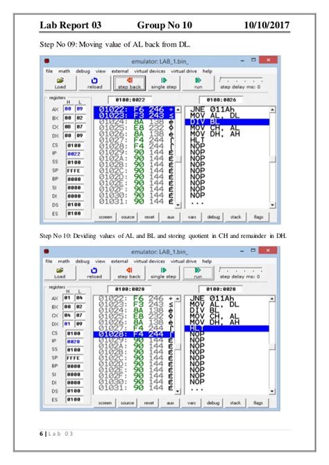 implementing arithmetic instructions in emu 8086