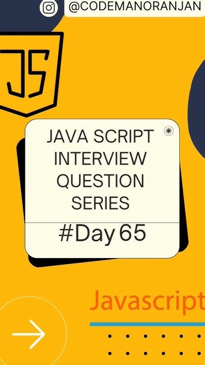 Day65 Javascript Interview Questions Frontend Interview Shorts