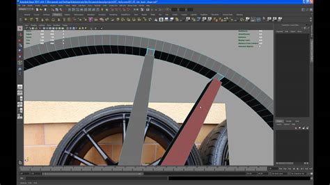 Modeling Tutorial In Maya A Polygon Rim Part 02 The Basic Shape Youtube