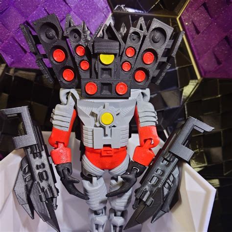 Upgraded Titan Speaker Man Toy Etsy