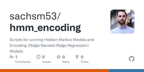 Github Sachsm53hmmencoding Scripts For Running Hidden Markov