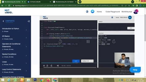 rohith golla on linkedin oops day38 50daysofcodechallenge ccbp nxtwave python