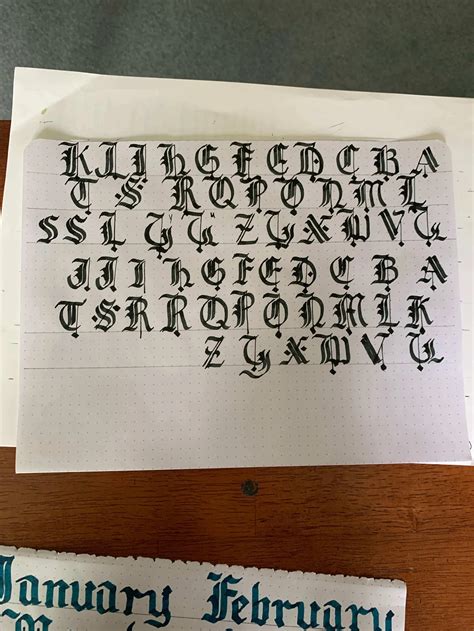 Fancy Calligraphy Alphabet Styles From A To Z