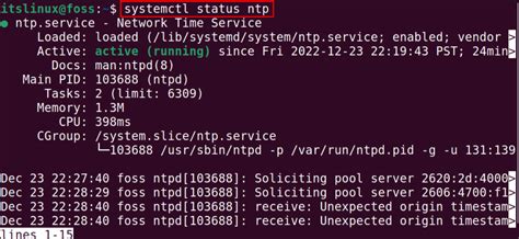 Commands To Sync Time With Ntp Server In Linux Its Linux Foss