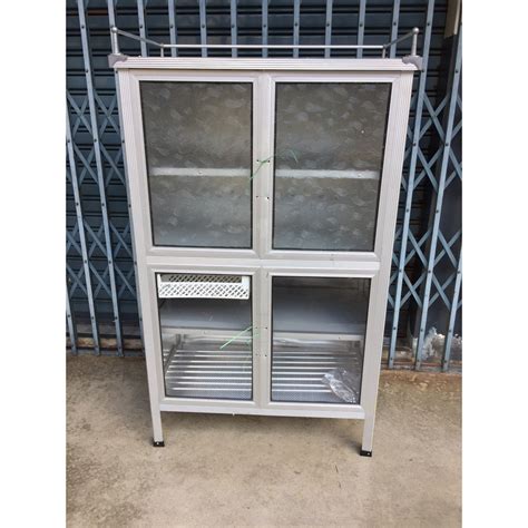 ตู้กับข้าว ขนาด 2 5 ฟุต 4 ประตู มีลวดลายสวยงาม แบบใหญ่พิเศษ Shopee Thailand