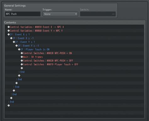 making a button common only effect events the player is touching rpg maker forums