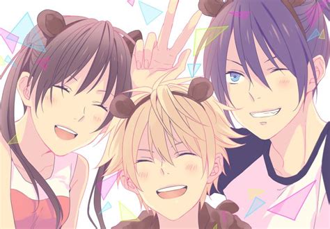 Iki Hiyori Yato Yukine Noragami Anime Noragami Hiyori