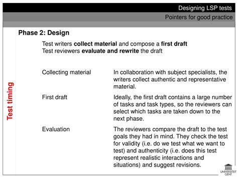 Ppt Designing Lsp Tests Powerpoint Presentation Free Download Id
