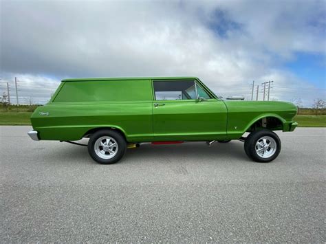 1964 Chevy Nova Custom 2dr Panel Wagon Straight Axle Gasser 4spd 400ci
