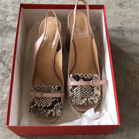 Mevida Shoes Genuine Leather Italy Pip Toe Nude Pink Fringe Detail