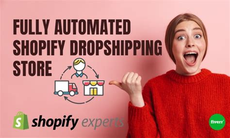 build your automated shopify dropshipping store or shopify website by