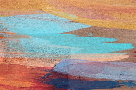 추상 미술 배경입니다 캔버스에 아크릴 페인트의 거친 브러시 스트로크 0명에 대한 스톡 사진 및 기타 이미지 0명 가리기